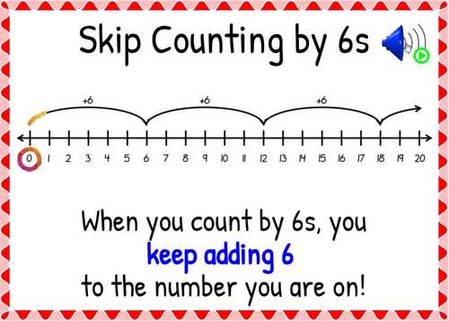 Skip Counting by 6 Introduction and Practice Activity - Digital Boom ...