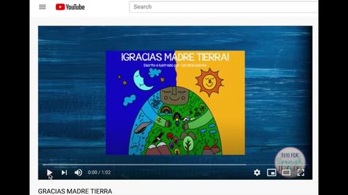 A Gratitude and Earth Day Story in Spanish (Digital Resources Included)