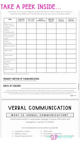 Communicate & Connect | Early Intervention Speech and Language | TPT