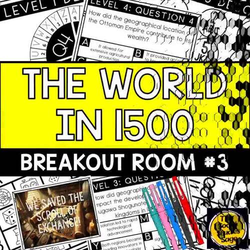 The World in 1500 Empires and Trade Routes Reading Comprehension ...