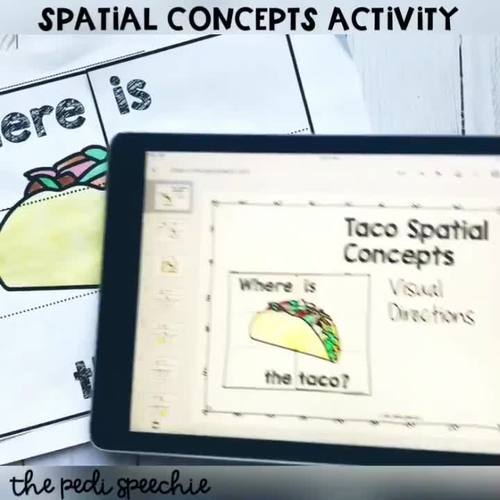Spring Speech and Language Activities | Cinco de Mayo | Spatial Concepts