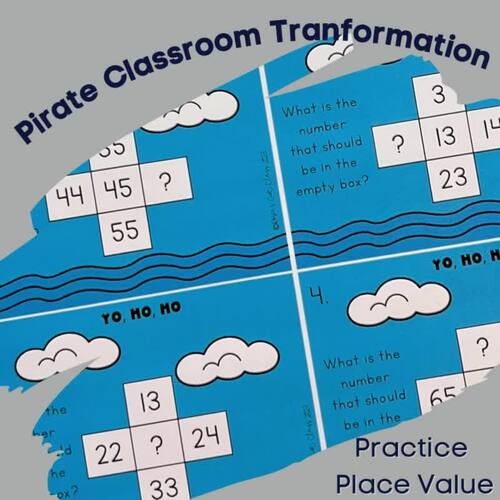 2nd Grade Place Value Review Math Activity - Pirate Classroom ...