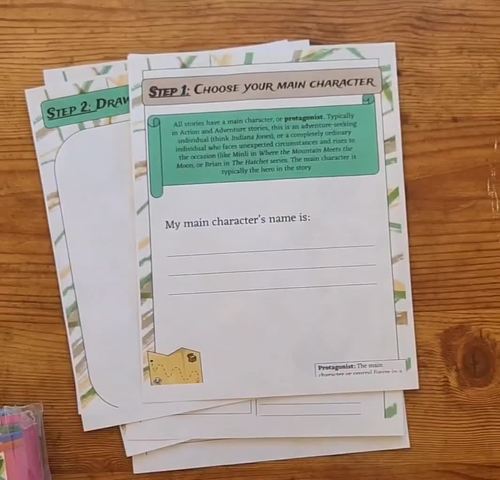 Fiction / Creative Writing Action & Adventure Genre Student Packet ...