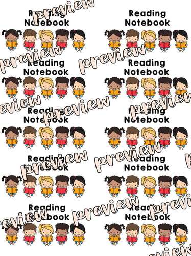 Notebook Journals Folder Labels Editable by Anh Huynh | TPT