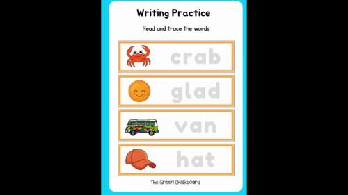 Phonic Word Building Writing Activity ELA Pack by The Green Chalkboard