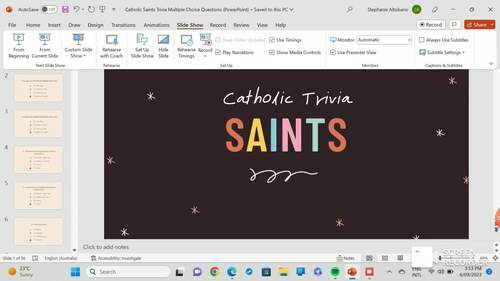 Catholic Saints Trivia Quiz Game Multiple Choice Questions - All Saints ...
