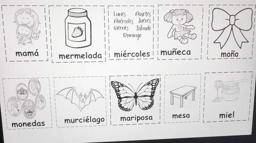 Mapa de árbol - sílabas con la Mm y Pp by La Maeta MrsGarcia | TPT