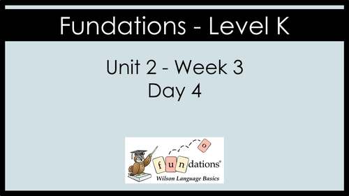 Fundations Level K - Unit 2 (All Weeks!) by Brittany Breitbach | TPT