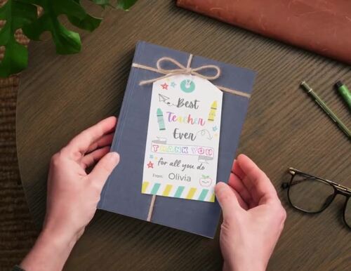 Editable Teacher Appreciation Gift Tags by Lucky Mulberry Digital Designs
