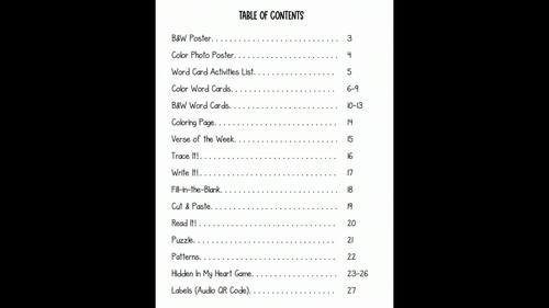 Bible Memory Verse Activities for Isaiah 1:18 by The Jillybean Jar