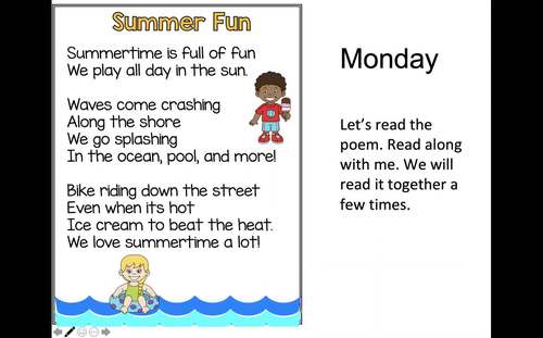 Summer Poem | Poem of the Week for Shared Reading by Hunt 4 Treasure