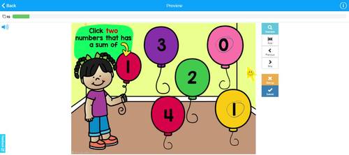 $$DOLLAR DEAL$$ ADDITION SUM UP TO 10 USING SEARCH THE ADDENDS BOOM cards™