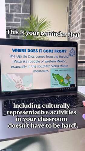 Hispanic Heritage Month Resource Pack- Ojo de Dios | Slides & Printables