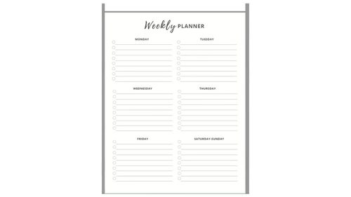 Weekly To Do List Printable PDF by Mom Money Map | TPT