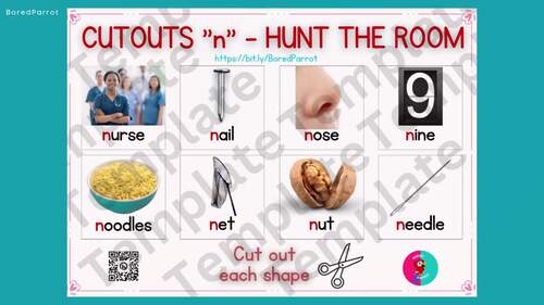 Write the Room Kindergarten - Letter "n": Writing / Vocabulary / Phonics