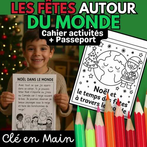 Noël: les fêtes autour du monde, Cahier d’activités | Christmas Around ...
