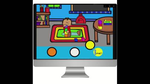 Spring Speech Therapy Picture Scenes with WH Question Visuals ...