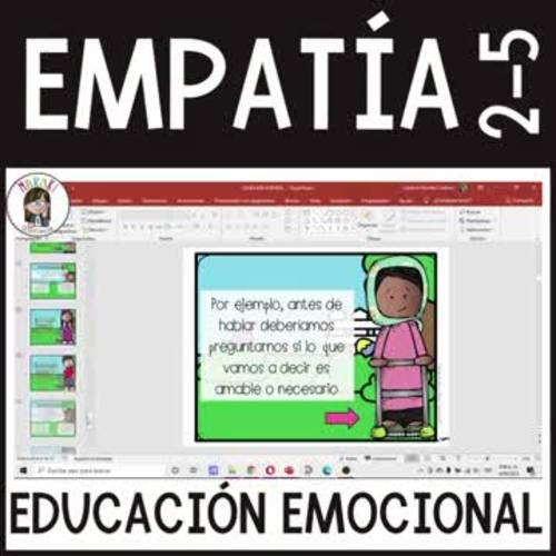 EMPATÍA E IDENTIFICACIÓN DE EMOCIONES EN OTROS 2-5. POWERPOINT INTERACTIVO.