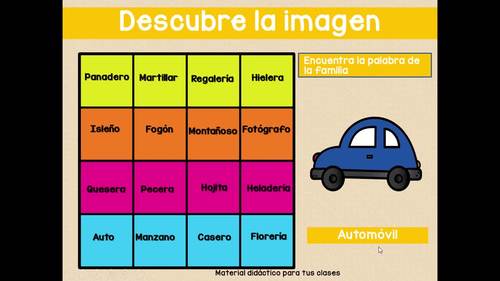 Familia de Palabras | PowerPoint by Material Didactico para tus Clases