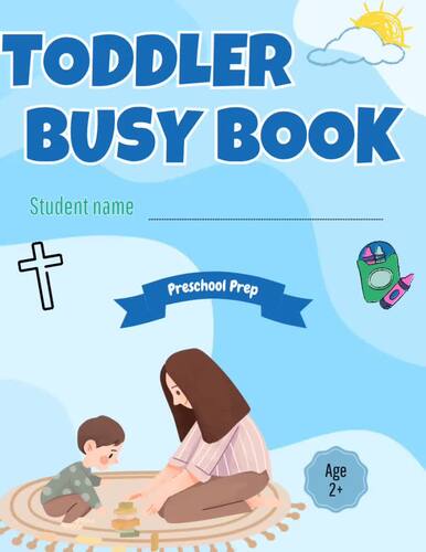 Toddler Busy Book| Preschool Printable Bible Verses, Shapes, Emotions ...