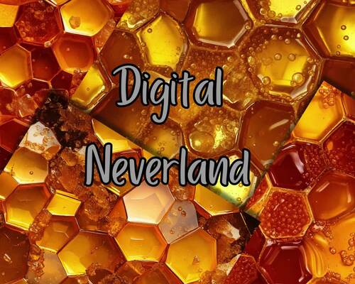 Crystallised Honey Digital Paper Pack, Seamless Pattern Background