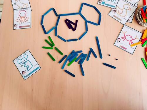 Popsicle Sticks Animals Activity by RikiTikiArt | TPT