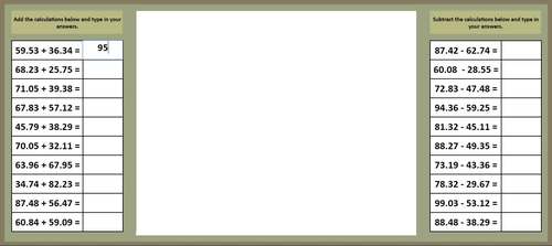 Digital Pixel Art NO PREP -Patriotic Baby Alien Decimal Addition and ...