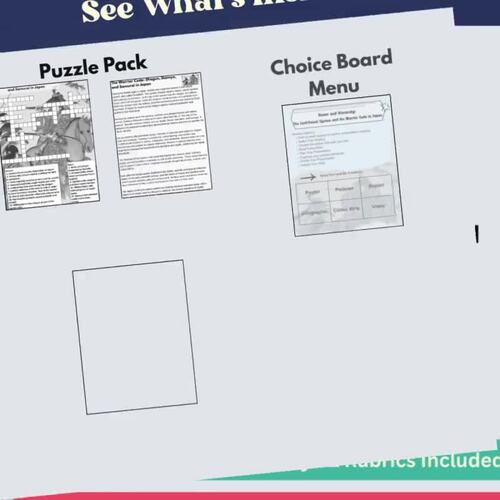 HSS 7.5.3 Bundle- The Warrior Code: Shogun, Daimyo, and Samurai in Japan