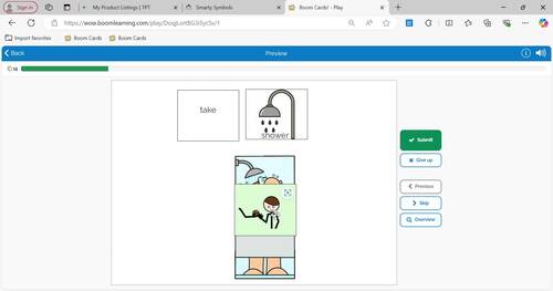 Core Word of the Week: DOWN Printable & Digital Activities | TPT