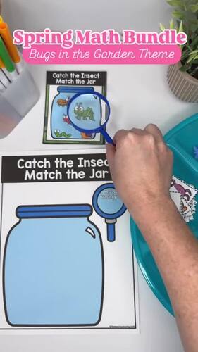 Big BUG Kindergarten Math Set{Spring Theme-Addition, Subtraction, Count ...