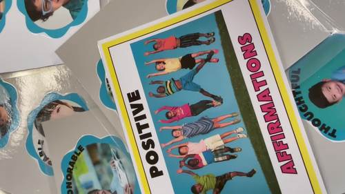 Positive affirmations photographs cards ~ Self love and growth mindset