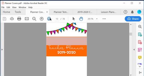 Google Slides Neon Brights Teacher Planner by Perfectly Purple Classroom
