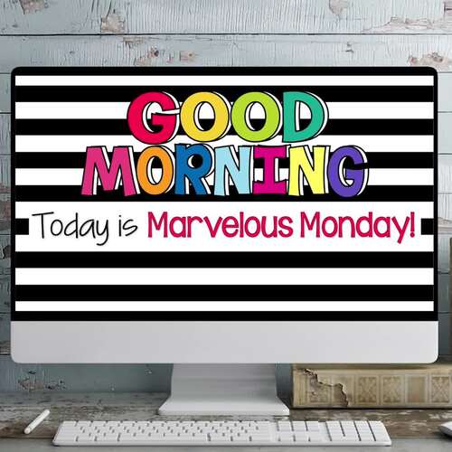 Morning Meetings Animated PowerPoint – 1st Grade (DEC) | Daily ELA + Math