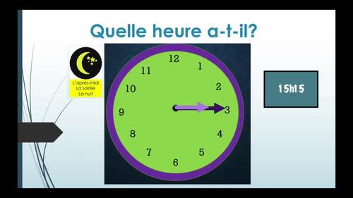 French Video Lesson "The Basics" Week 4 For Primary & Junior Grades