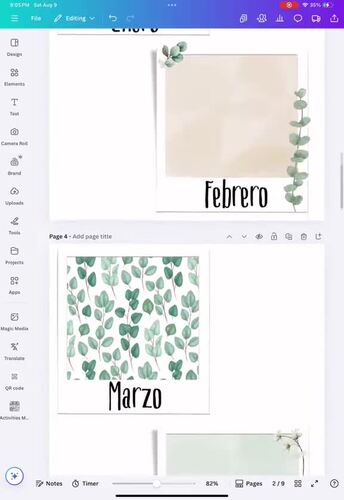 Spanish Eucalyptus themed birthday wall decor by Teach con sabor