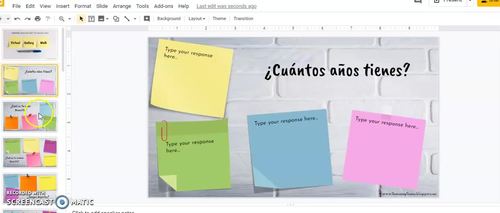 Spanish Novice Virtual Gallery Walk Bundle - 5 Pack by Llearning Llama