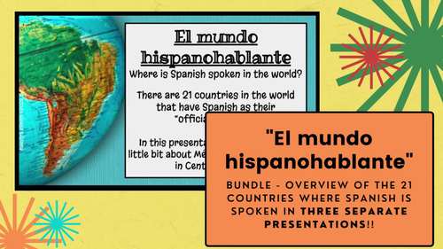 Bundle - Spanish 1 Culture - Spanish-Speaking Countries Overview
