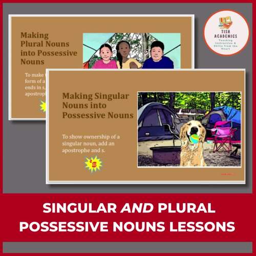 Possessive Nouns PowerPoint Lesson by TISH Academics | TPT