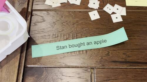 Grammar Skills Hands-On Activity | Sentence Building Grammar ...