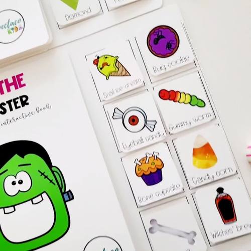 Halloween shapes adapted and interactive book for Speech Therapy fall ...