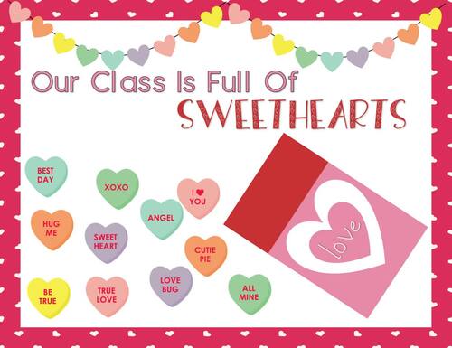 Valentine Candy Bulletin Boards by Cindy's Treasures | TPT