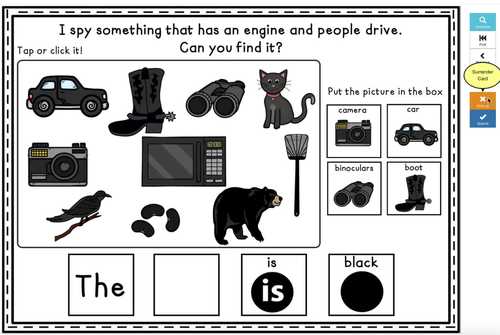 I SPY Black Things Interactive Book: Print and Digital Versions Included