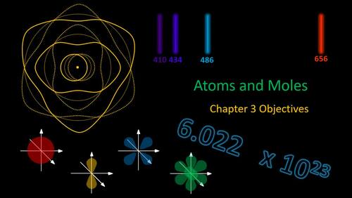 Atoms and Moles Unit – Chapter 3 by Chemistry Physics Environmental Science