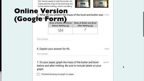 5th Grade NGSS Matter Unit Assessment or Review by Juli Cannon Science