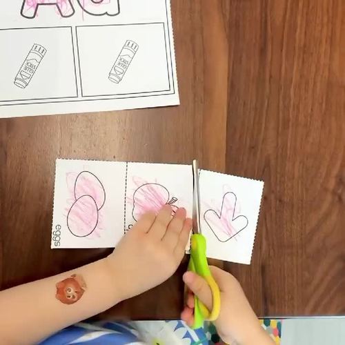 Alphabet Fine Motor Skills | Super Simple Cut and Paste by Tiny ...