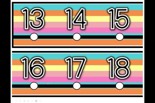 Basic Babes Number Line to 120 by Julia's Colorful Classroom | TPT