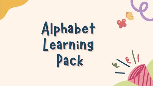 Alphabet Learning Pack | Worksheets | Writing Cards | Flash Cards ...