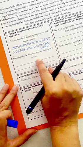 Sentence Combining Worksheets (Expository Writing) | Grades 4-6 | TPT