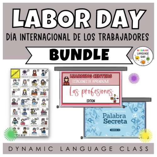 LABOR DAY BUNDLE (Spanish) - 1 de Mayo - Día del trabajador y la ...
