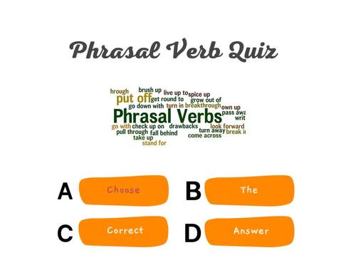 Phrasal Verbs Assessment. ESL. EFL. PPTx. Digital. Online. Vocabulary ...